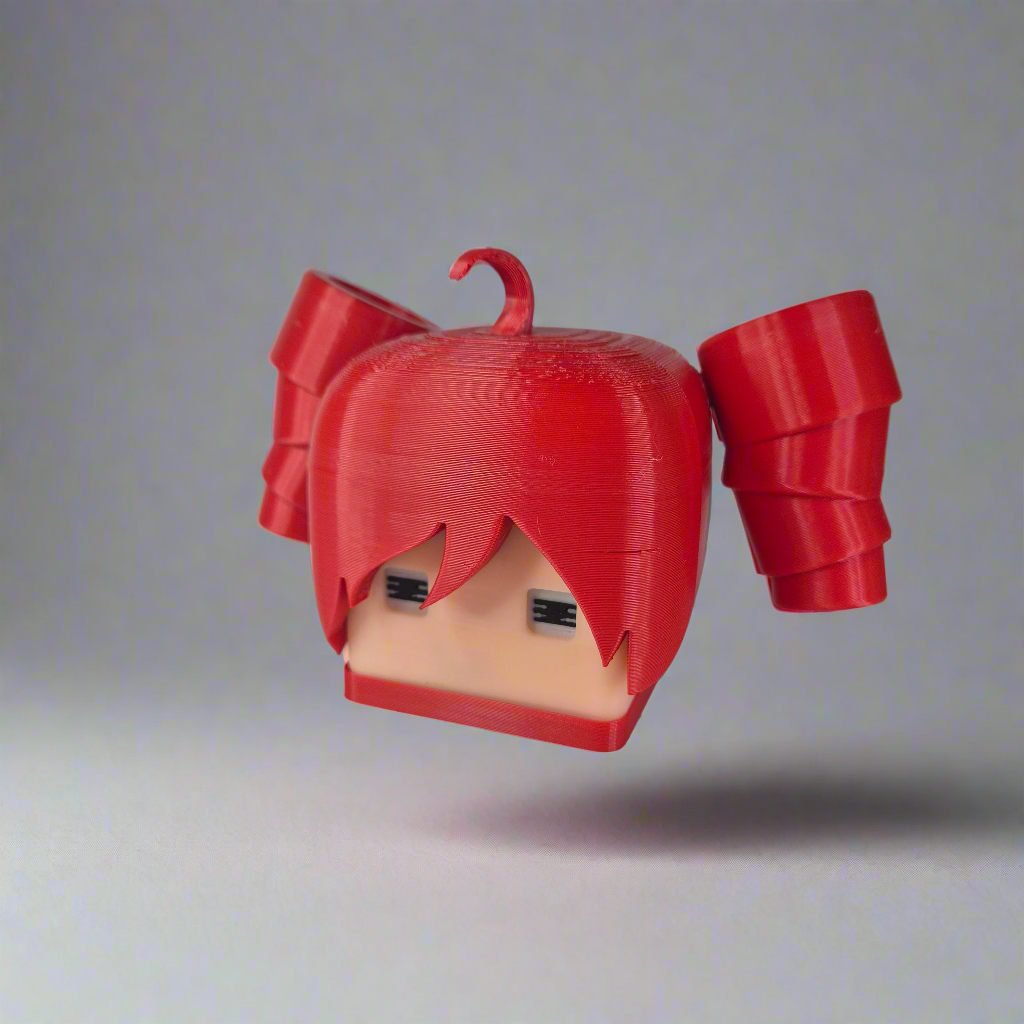 Chibi Kasane Teto Figurine, 3D Printed, FANMADE – Chibi by 3DEE